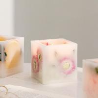 China Soy Wax Fragrance Candle Eternal Dried Flowers Valentine'S Day Gift Set for sale