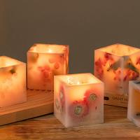 China Soy Wax Fragrance Candle Eternal Dried Flowers Valentine'S Day Gift Set for sale