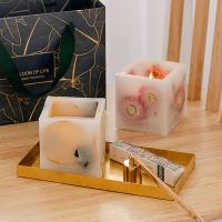 China Soy Wax Fragrance Candle Eternal Dried Flowers Valentine'S Day Gift Set for sale