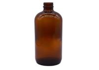 China Blue Amber 120ml Boston Round Glass Dropper Essential Oil Bottles for sale