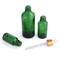 China Green Color 22g 5ml Essential Oil Glass Bottles for sale