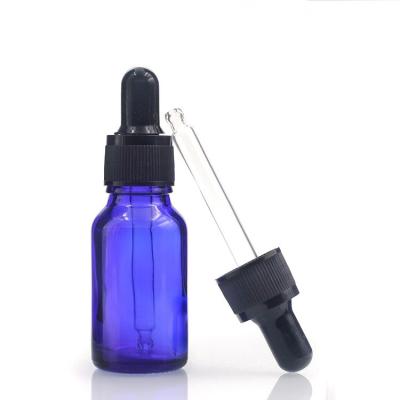 China 50 Ml 100ml Clear Amber Essential Oil Dropper Glass Bottles With Screw Cap for sale