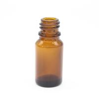 China Custom Empty Luxury Amber Brown 15ml Glass Essential Oil Bottle for sale