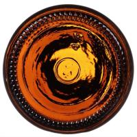 China Amber Empty SGS 4 Oz Boston Round Glass Bottles for sale