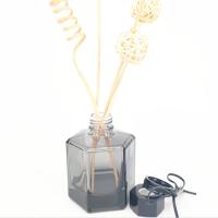 China Empty Hexagon Grey 100ml Luxury Diffuser Bottles for sale