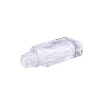 China 3ml Clear Flat Square Essential Balm Glass Bottle for sale