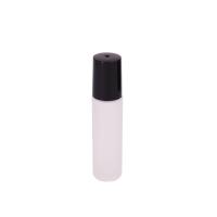 China Essential Oil Black Cap 5ml Glass Roller Ball Bottles for sale