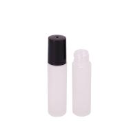 China Essential Oil Black Cap 5ml Glass Roller Ball Bottles for sale