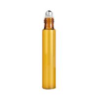 China SGS CE Black Cap 10ml Amber Roll On Bottles for sale