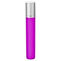 China Purple Stainless Steel 10ml Glass Roll On Bottle for sale