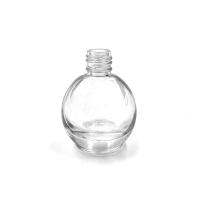 China 10ML CLEAR COLOR EMPTY ROUND SHAPE NAIL POLISH GLASS JARS GLASS BOTTLES for sale