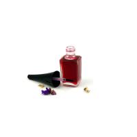China 15ML CLEAR COLOR EMPTY SQUARE NAIL POLISH GLASS BOTTLES WITH BRUSH for sale