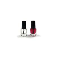 China Cylinder Clear Mini 3ml Empty Nail Polish Bottles for sale