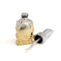 China Golden Magic Mirror Design 15ml Nail Polish Glass Bottle for sale