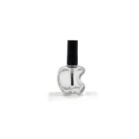 China Clear Apple Shape 10ml Empty Nail Polish Bottles With Brush for sale