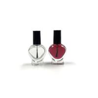 China 10ML CLEAR COLOR EMPTY SPECIAL SHAPE NAIL POLISH GLASS BOTTLES for sale