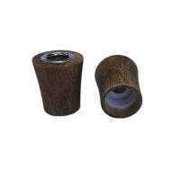 China Screw Top Natural Color Wood Reed Diffuser Cap for sale