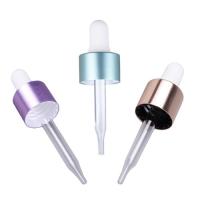 China Screw Aluminum 28/410 Glass Dropper Cap For Essential oil for sale