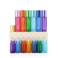 China Electroplate Sgs Empty Roller Ball Bottles With Metal Roller Ball for sale