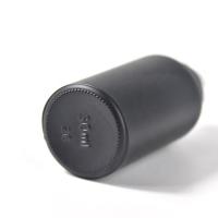 China 5ml 10ml 15ml 20ml 30ml 50ml 100ml Black Frosted Glass Dropper Bottles For Essential Oils for sale
