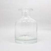 China 2021 Fancy Round Pot Bellied 100ml 150ml 5oz Reed Diffuser Glass Bottle for sale