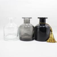 China 2021 Fancy Round Pot Bellied 100ml 150ml 5oz Reed Diffuser Glass Bottle for sale