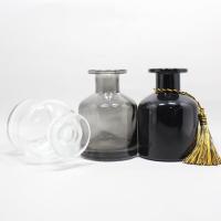 China 2021 Fancy Round Pot Bellied 100ml 150ml 5oz Reed Diffuser Glass Bottle for sale
