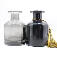China 2021 Fancy Round Pot Bellied 100ml 150ml 5oz Reed Diffuser Glass Bottle for sale
