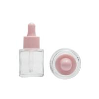 China Pink Odm Glass Dropper Bottle Clear Glass Bottle Customised Serum Bottles for sale