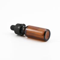 China 120ml Amber Cap Cbd Essential Oil Boston Round Dropper Glass Bottles With Dropper for sale