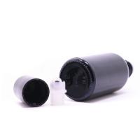 China 15ml 30ml 60ml 120ml Black Essential Oil Boston Round Glass Bottles for sale