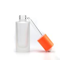 China 10ml 15ml Froster Clear Essential Oil Tube Glass Dropper Bottle for sale