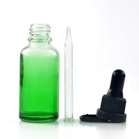 China Essential Oil Tube 15ml Glass Dropper Bottle With Uv Coating for sale