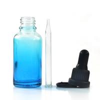 China Essential Oil Tube 15ml Glass Dropper Bottle With Uv Coating for sale