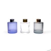China 2021 Luxury 100ml 3.4oz Round Reed Diffuser Glass Bottle for sale
