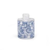 China 2021 Luxury 100ml 3.4oz Round Reed Diffuser Glass Bottle for sale