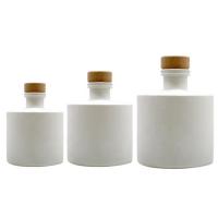China 120ml Decorative Glass 120mm Height Reed Diffuser Bottle for sale