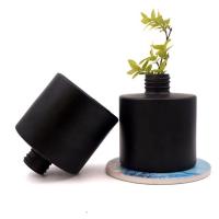 China 120ml Decorative Glass 120mm Height Reed Diffuser Bottle for sale