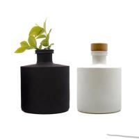 China 120ml Decorative Glass 120mm Height Reed Diffuser Bottle for sale