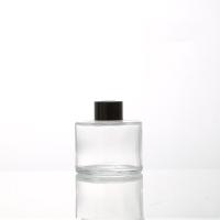 China Decorative Hotel Empty Black Cap Round 200ml Diffuser Bottle for sale