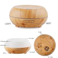 China RoHS 200ml Home Decor Wood Grain Radiator Electric Aroma Humidifier for sale