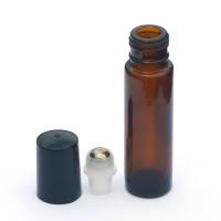 China 10ml Amber Glass Roller Bottles Bulk for filling essential oil for sale