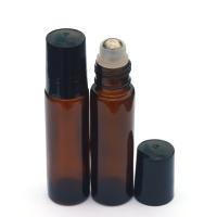 China 10ml Amber Glass Roller Bottles Bulk for filling essential oil for sale