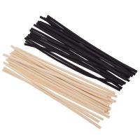 China 3.25MM  Diameter Black Color Rattan Aroma Reed Room Diffuser Sticks for sale