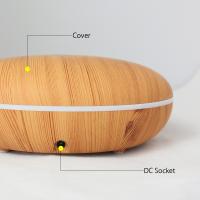 China Essential Oils Diffuser Wood Grain Aroma Diffuser With Blue Tooth for sale