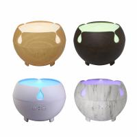 China Wood Essential Oil Diffuser 600ML Cool Mist Humidifier Quiet Nebulizer for sale
