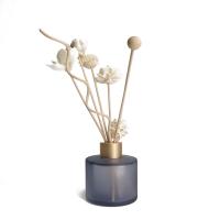 China 28/410 Matte Golden Home Diffuser Glass Bottle Screw Cap for sale