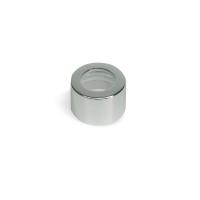 China Shiny Silver 28mm Screw Diffuser Cap for Home aroma bottle for sale
