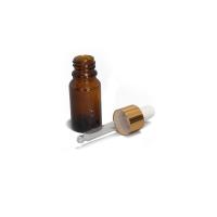 China Lead Free Bulk 10ml Frosted Roller Bottles Amber color for sale