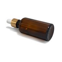 China 50ml Amber Roller Bottles DIN18 Screw Cap Size For Personal Cosmetics for sale